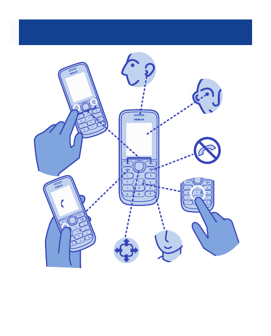 Keys and parts - Nokia 113