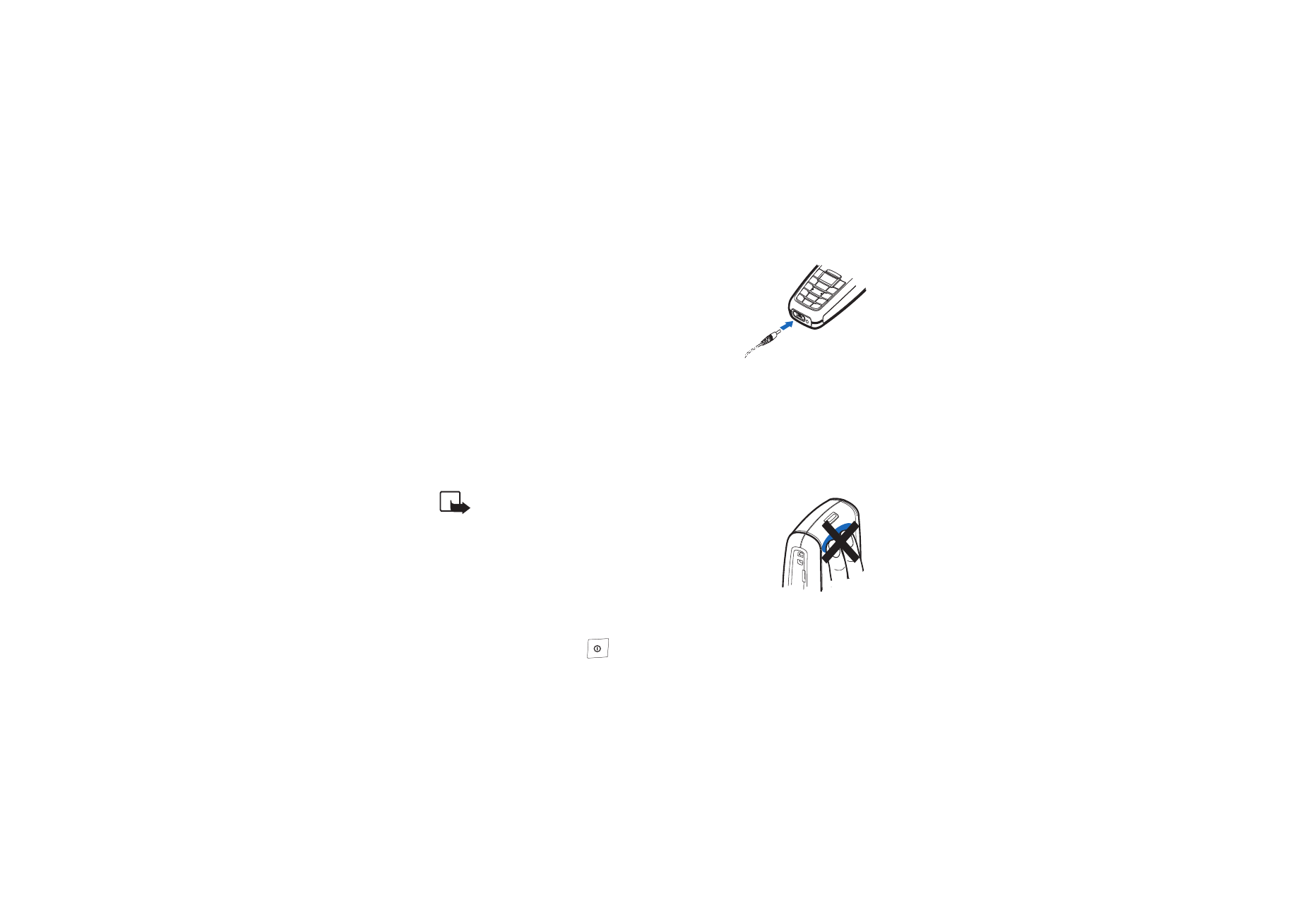 Inserting a SIM card and battery - Nokia 2600