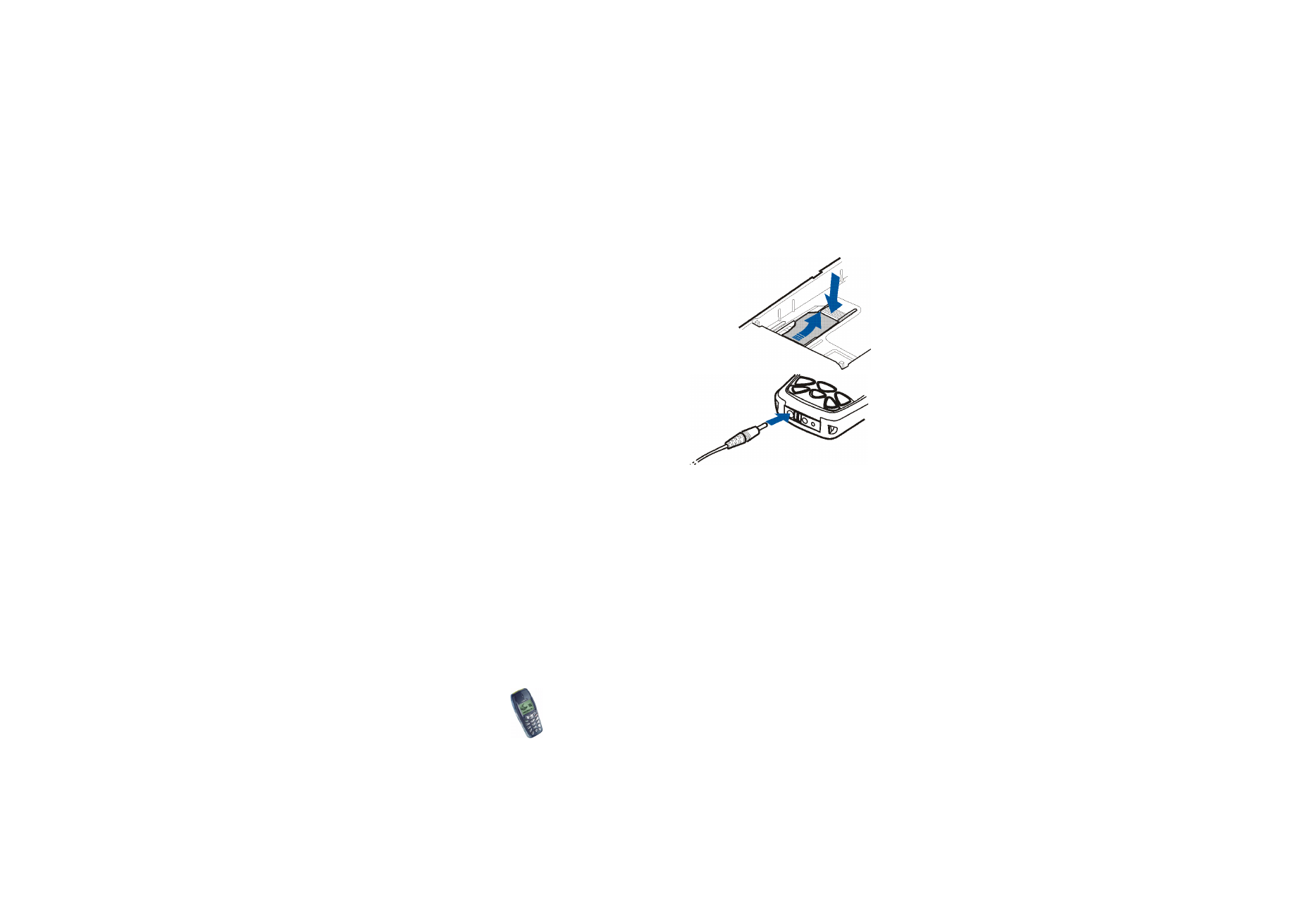 Removing the SIM card - Nokia 3510