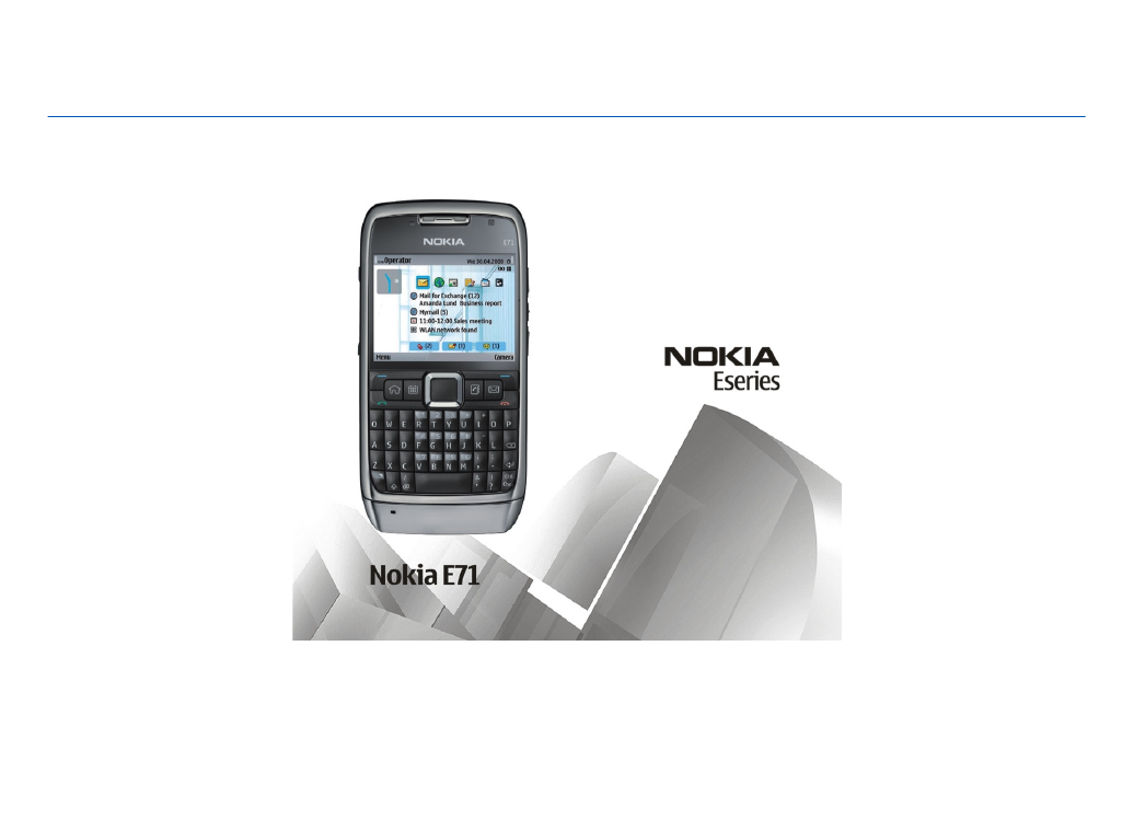 دليل المستخدم لهاتف Nokia E71 - Nokia E71